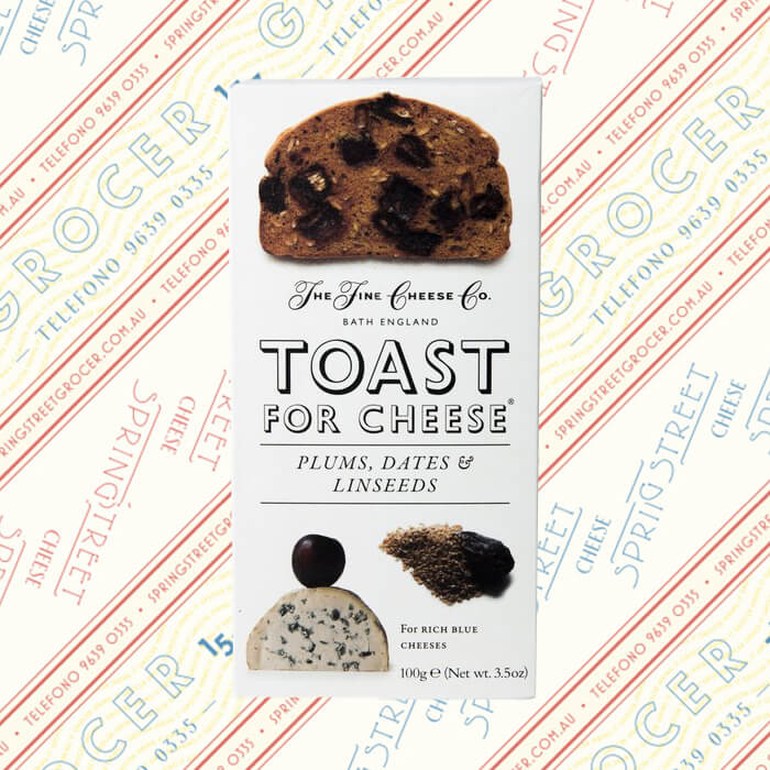 The Fine Cheese Co. Plums, Dates and Linseeds Toast – Spring Street Grocer